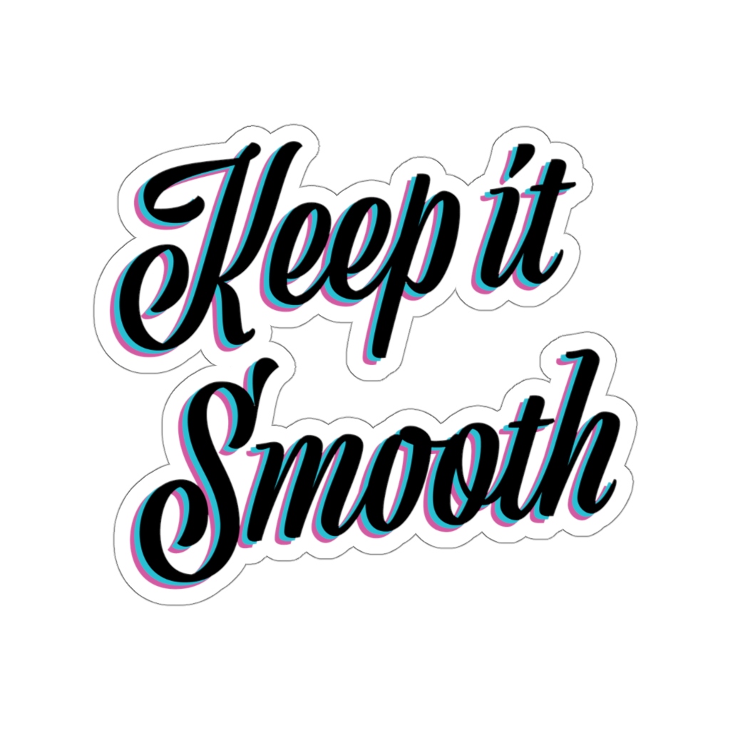 Yacht Rock Keep It Smooth Sticker - Yacht Rock Clothing