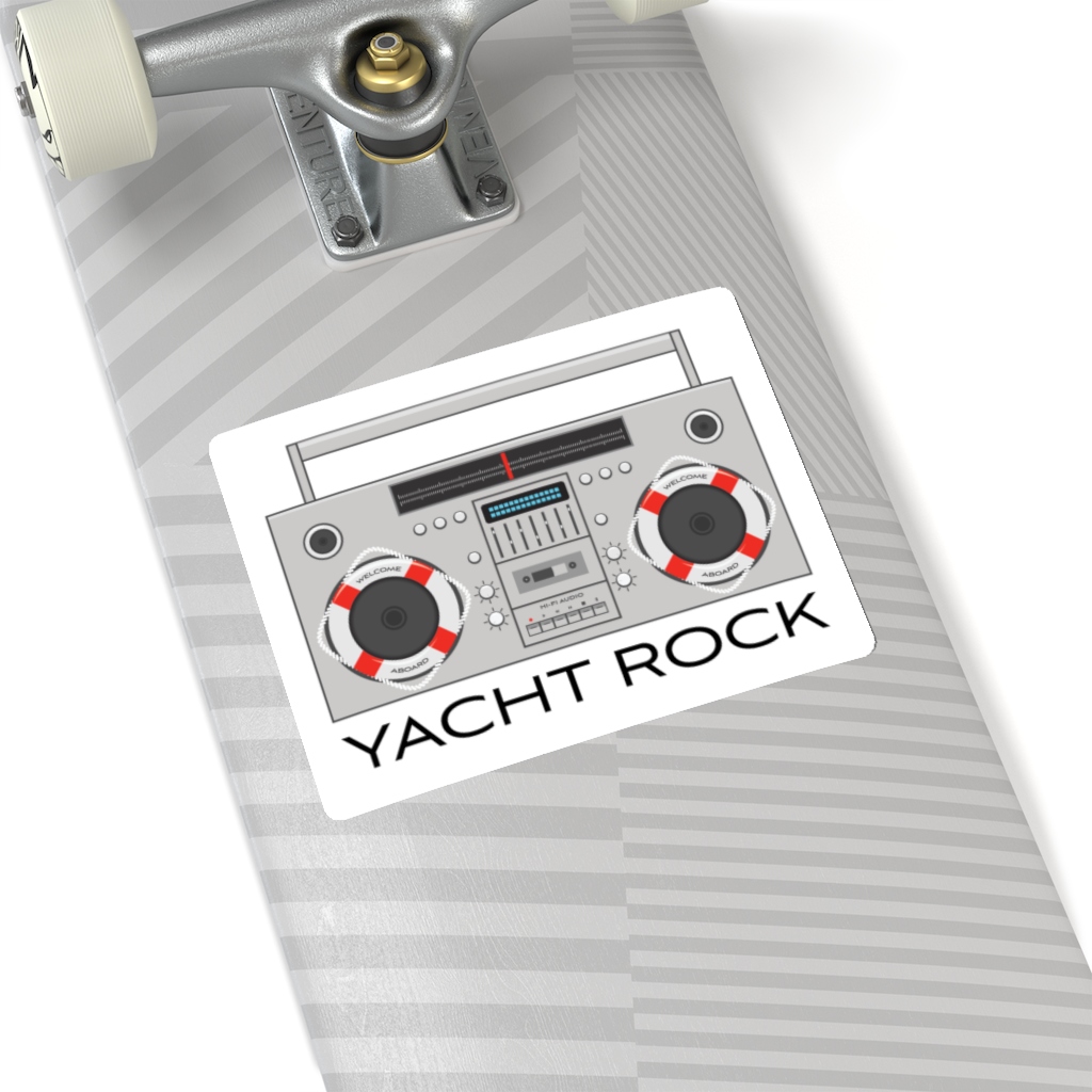 Yacht Rock Boom Box Sticker - Yacht Rock Clothing