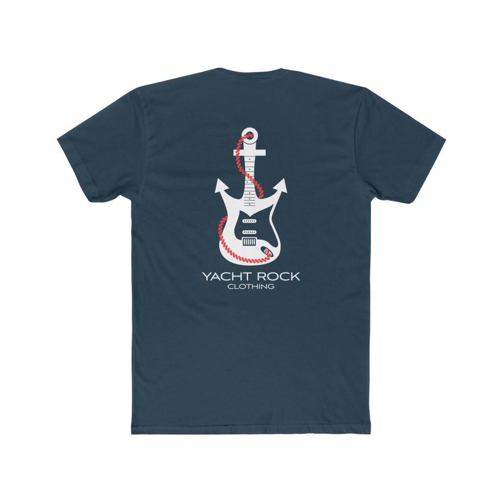 Yacht Rock Clothing Logo - Men's Cotton Crew Tee - Yacht Rock Clothing
