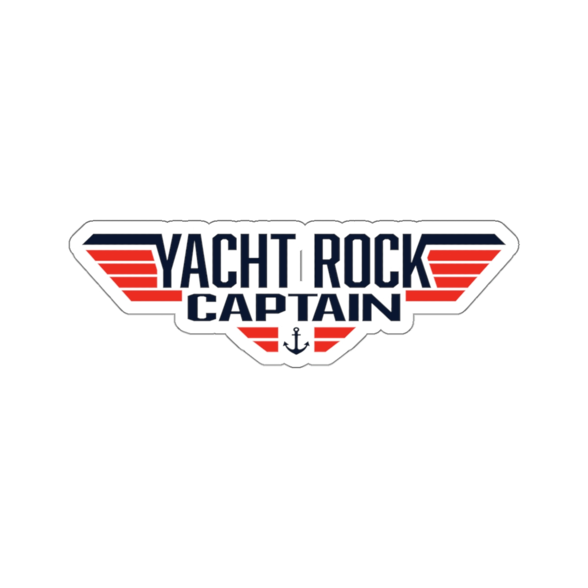 Yacht Rock Captain Sticker - Yacht Rock Clothing